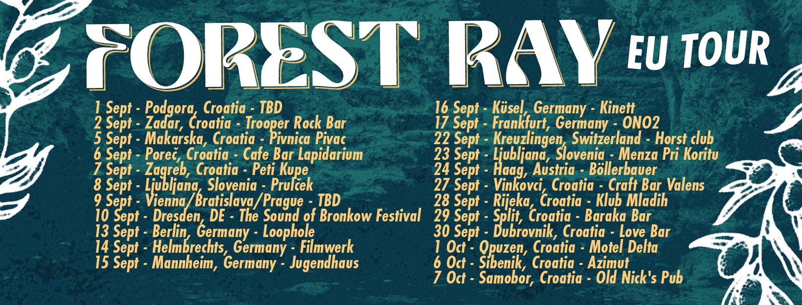 Forest Ray (USA) + The Roaring 420s | Café Wagner Jena